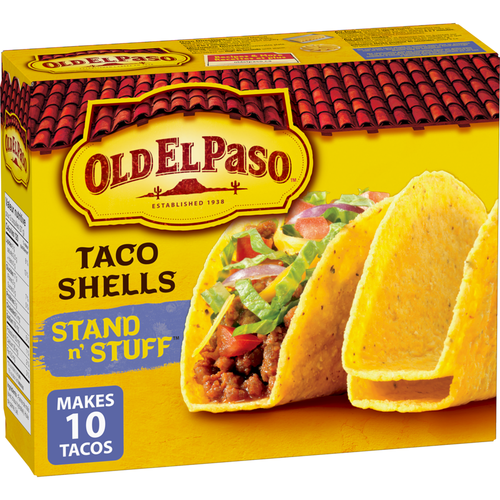 2-Pack Old El Paso Stand n' Stuff Taco Shells, Gluten Free, 10 ct | eBay
