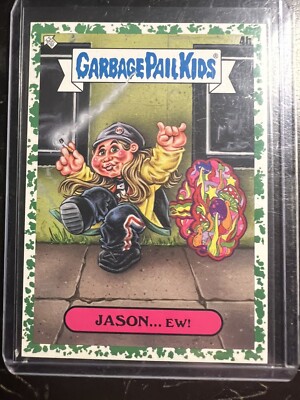 2023 Garbage Pail Kids GPK x View Askew Green Parallel Card 4b Jason ...