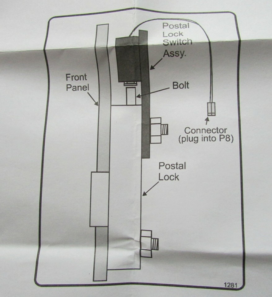 Chamberlain Sentex Postal SNRIAPLK Lock Kit Horizon M Spectrum Phone ...