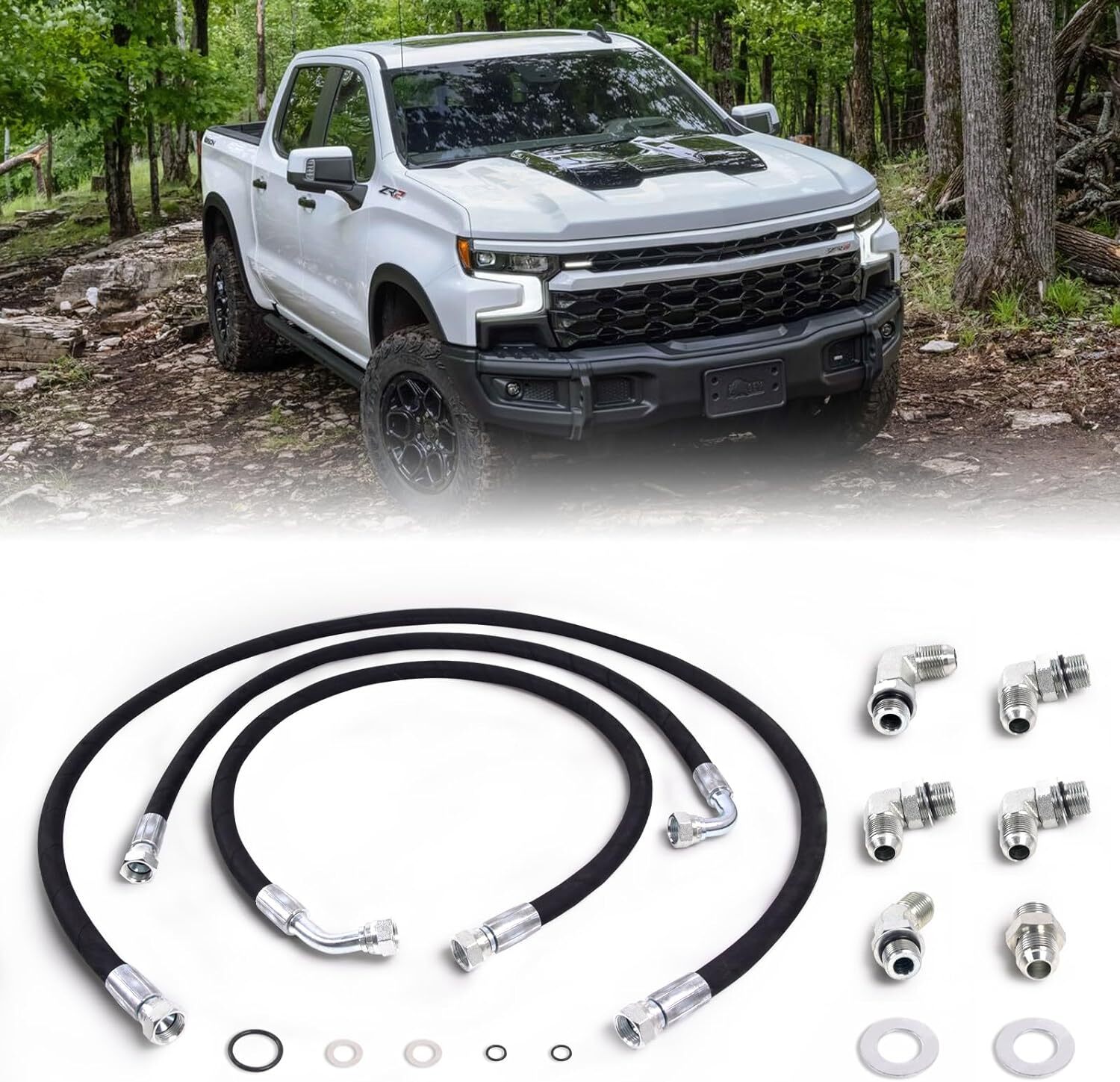 Allison Transmission Cooler Lines For 06-10 Chevy/GMC 6.6l Duramax w ...