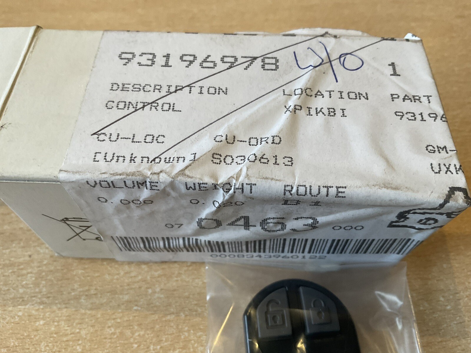 Vauxhall (Genuine OE) 93196978 for sale online | eBay