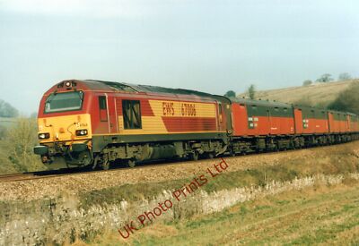 Railway Photo 6x4 Class 67 67006 Parcels / Mail Train Stoneycombe 12/2 ...