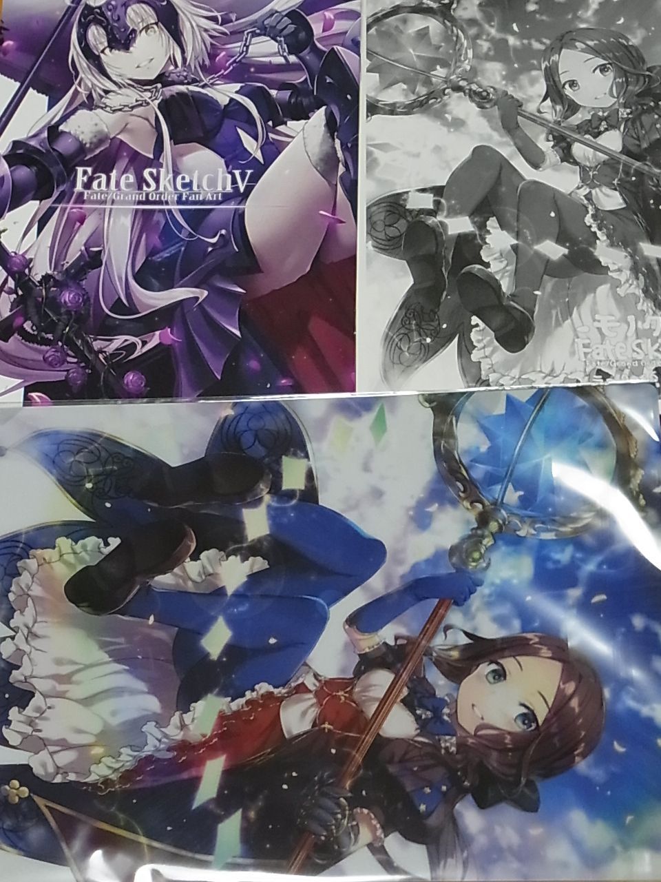 Debuneko Fate FGO Color Fan Art & Sketch Book with 2 clear file set C95 ...