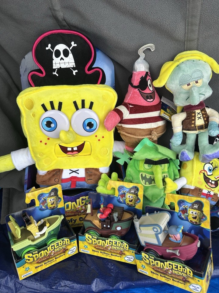 SPONGEBOB Movie Glow Pals, Boats, SpongeBob Set FLYING DUTCHMAN Lot | eBay
