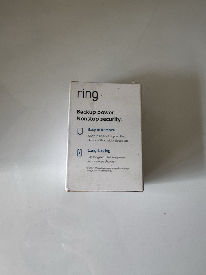 RING Rechargeable Battery Pack Video Camera and DoorBell 2/3/4 Quick ...