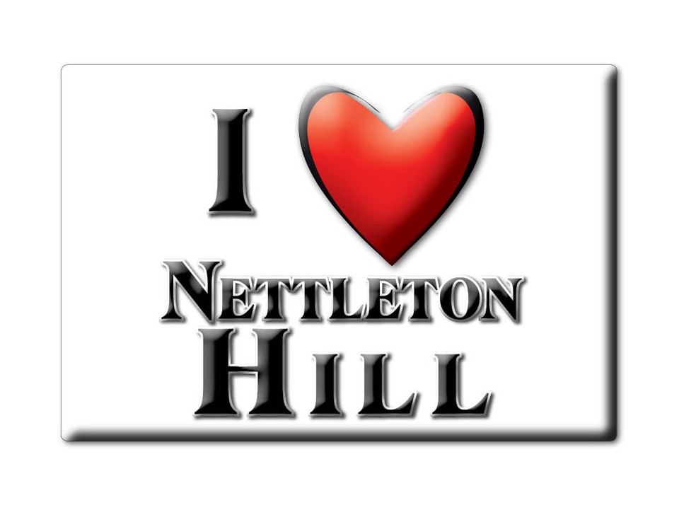 Nettleton Hill, West Yorkshire, England - Fridge Magnet I Love Souvenir ...