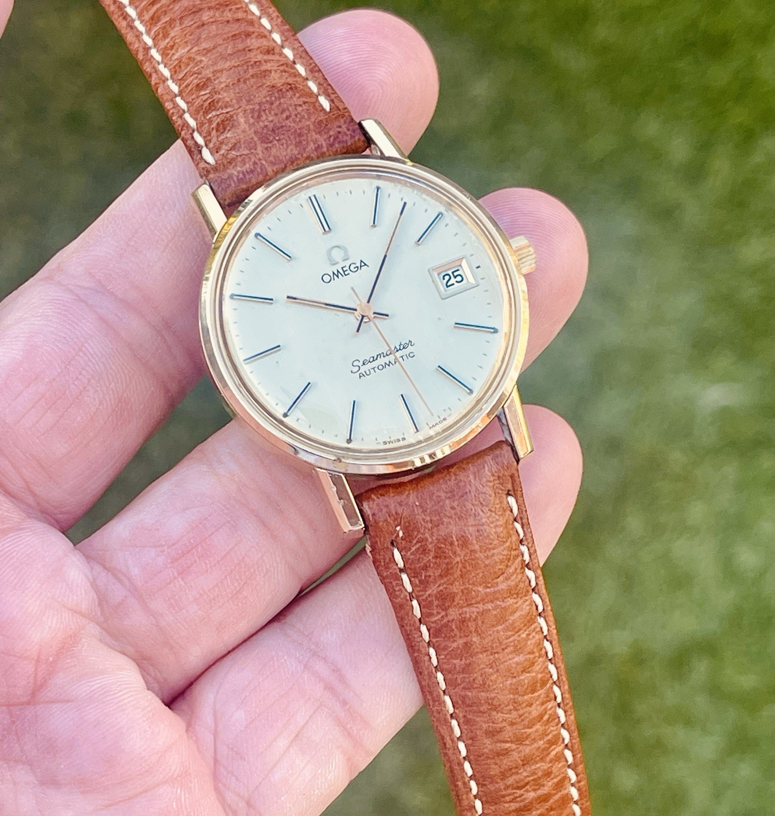 Omega Seamaster Automatic Gold Plated Bracelet 1980 v… - Gem