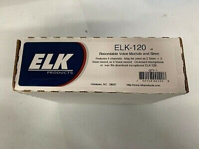 ELK-120 Multi-Channel Recordable Voice Module and Siren | eBay