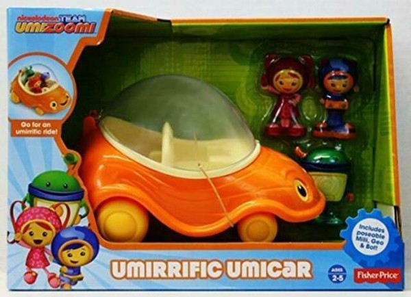 Team Umizoomi Umirrific Umicar Fisher- Umi Zoomi Car Bot Geo Milli Toy ...