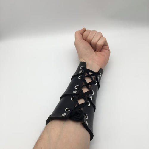Medieval Leather Hand Wrist Brace Guard Reenactment Parties Armor ...