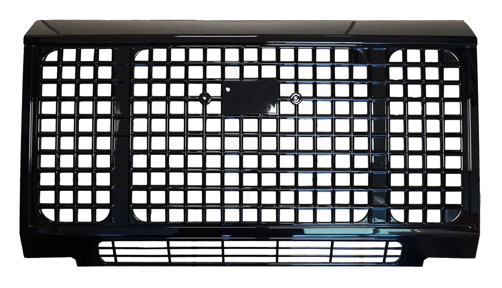 Gloss Black "Heritage edition" style front grille for Land Rover ...