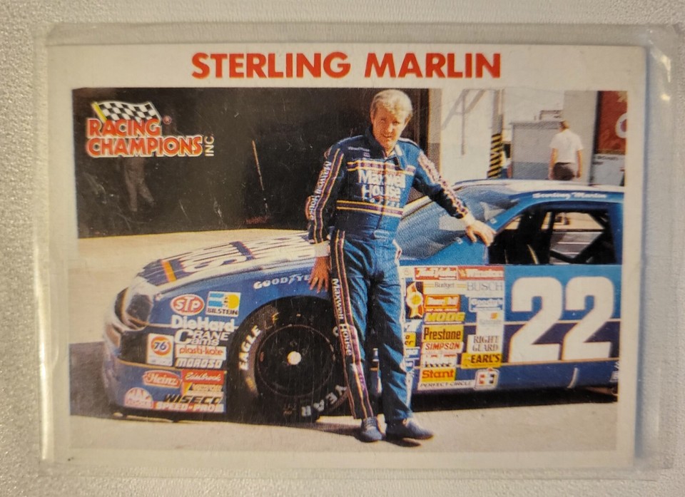 Racing Champions Inc Facsimile Signature Sterling Martin Nascar Card | eBay
