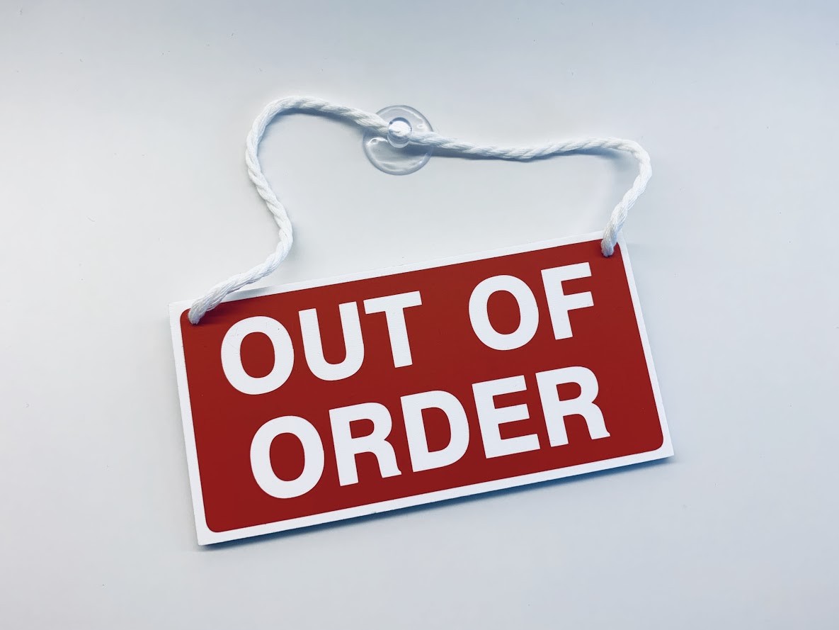 Clipart Out Of Order 770+ Out Of Order Sign Stock Illustrations,