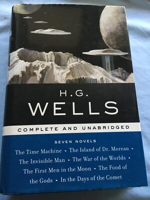 Seven Novels : Complete by H. G. WELLS Library of Essential Writers HC ...
