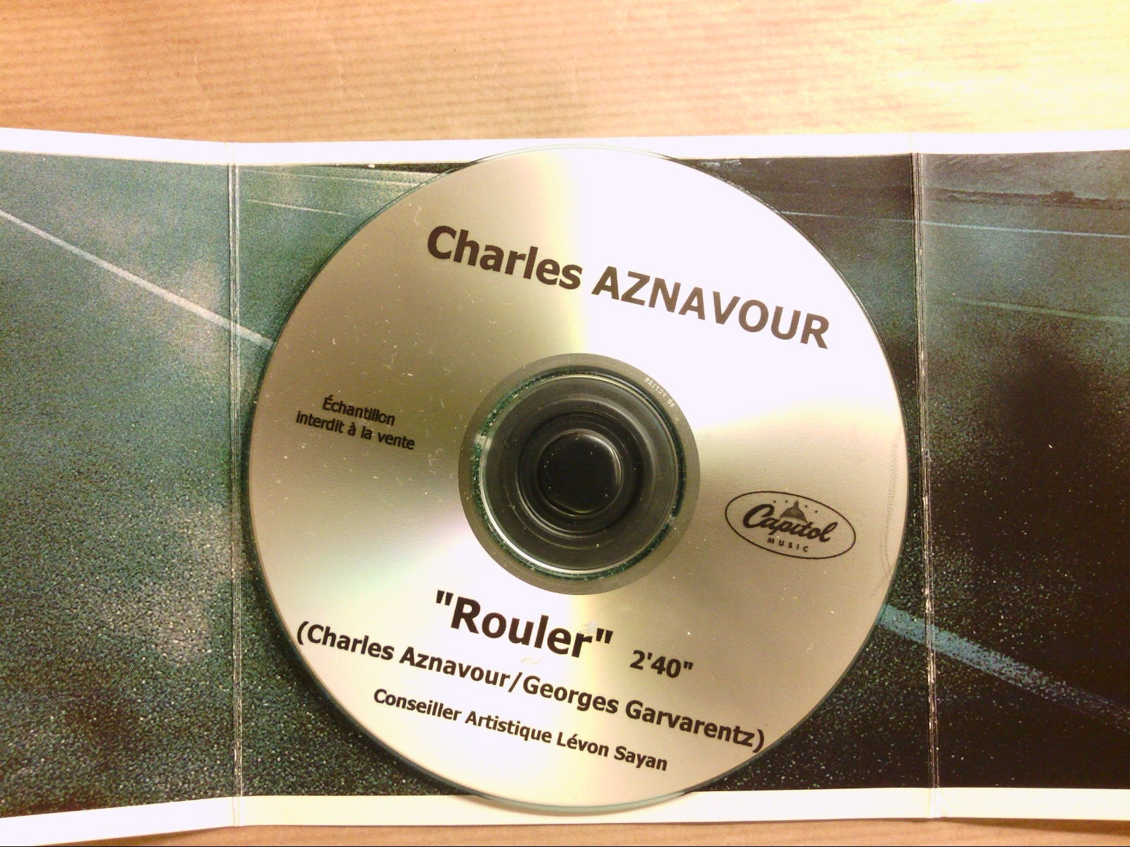 Rare CD Promo 1 Title Ollie Jet/Charles Aznavour/Rolling / Tres Bon ...