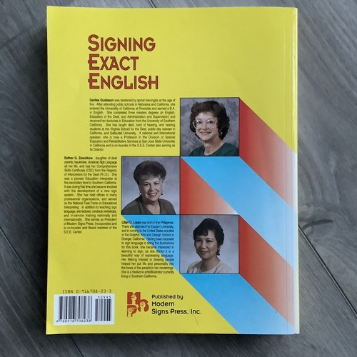 Signing Exact English by Esther Zawolkow and Gerilee Gustason (1993 ...