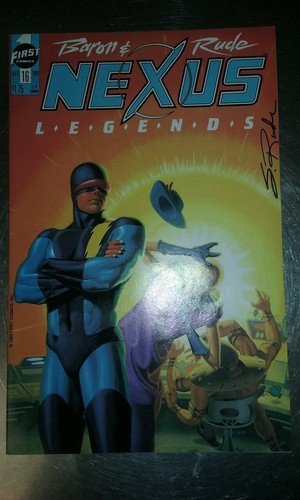 NEXUS legends 16 SIGNED BY STEVE RUDE science fiction FIRST COMICS ...