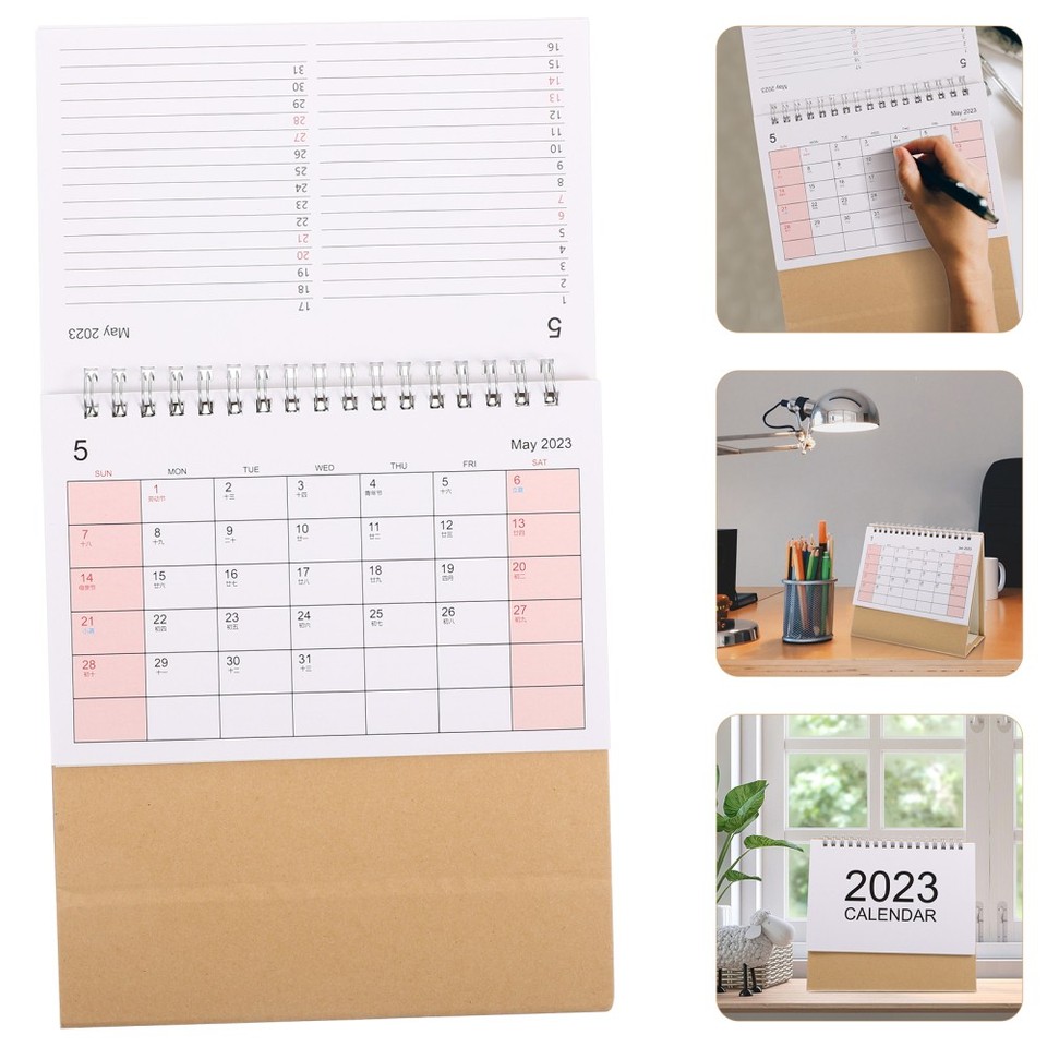 Mini Calendar Notepad Office Work Small for Desk Desktop Calendars ...