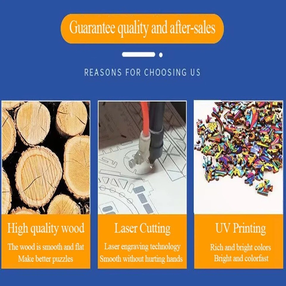 Unique 3D Wooden Bird Stress Relief Puzzle - Animal Fun Jigsaw for ...