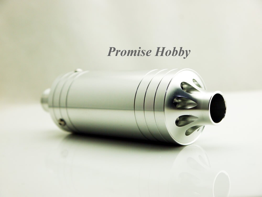 Aluminum Muffler Silencer for Zenoah 23 - 26cc Gas Petrol Engine Pipe ...