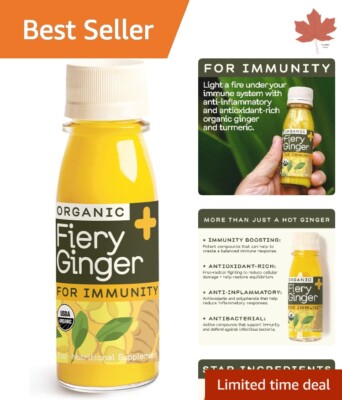 Fiery Ginger Booster Shot - Portable Travel-Sized Pocket-Sized ...