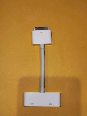 Apple Model A1388 30 Pin Digital AV Adapter - White - USED | eBay