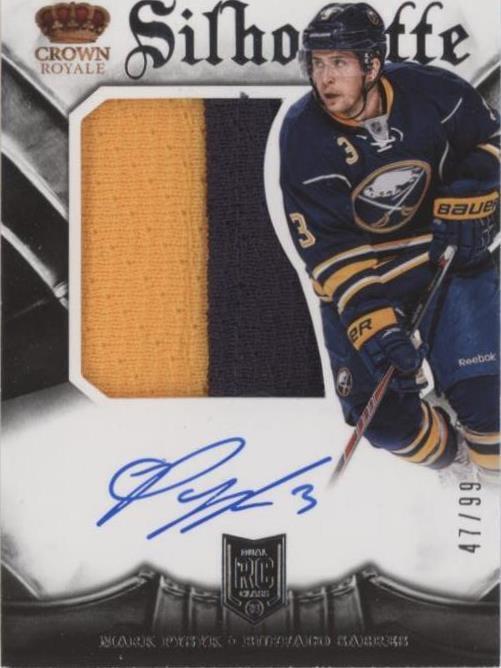 2013-14 Panini Crown Royale - Rookie Silhouette Mark Pysyk #178 /99 (AU ...