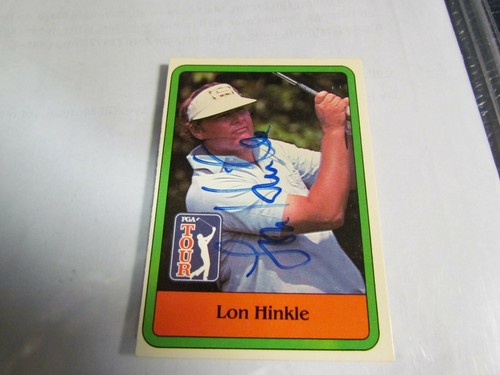1981 DONRUSS GOLF PGA TOUR LON HINKLE Rookie Card signed | eBay
