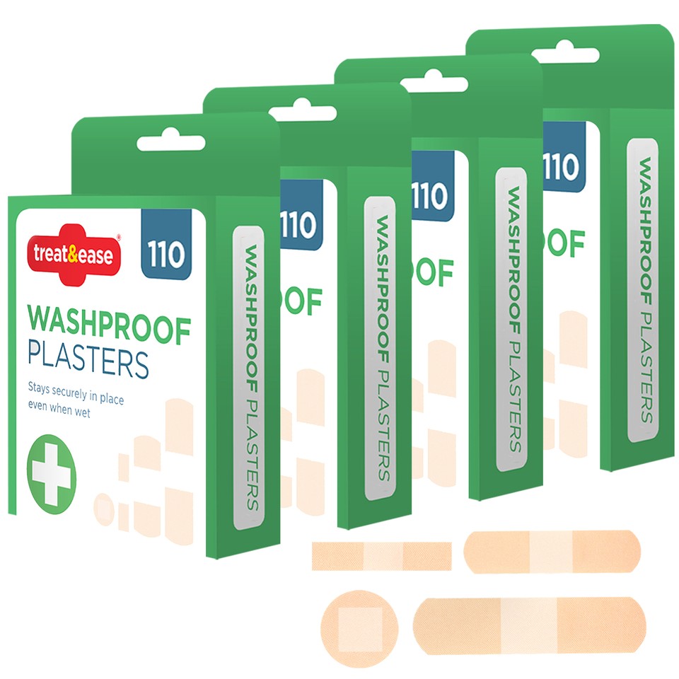 440 Assorted Washproof Plasters Waterproof Breathable Adhesive First ...