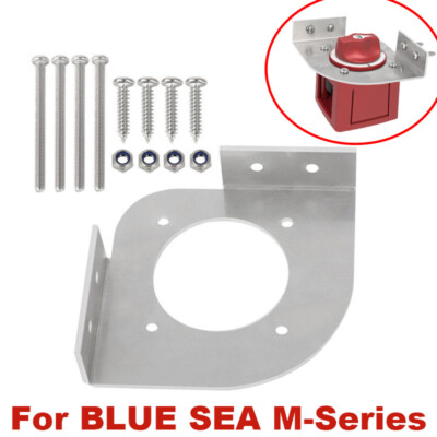 Bass Boat Battery Disconnect Switch Corner Mount Bracket For BLUE SEA M ...