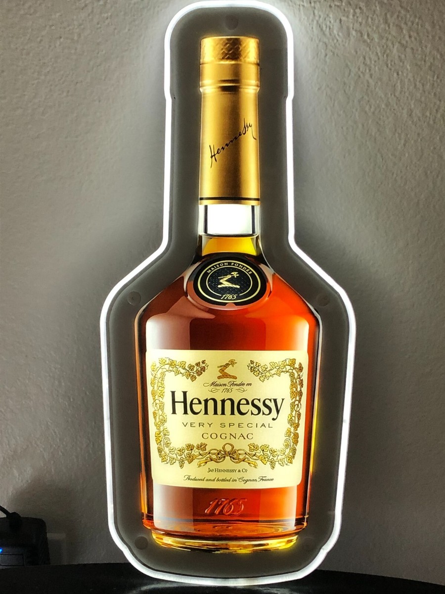 Decorated Hennessy Bottle | Shelly Lighting
