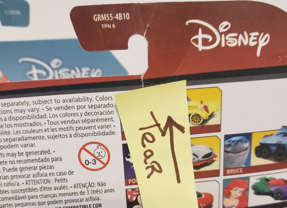 Hot Wheels Disney Character Car Mickey Mouse ,Sebastian AND Pongo car ...