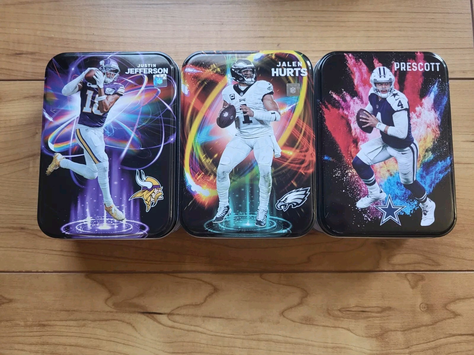2023 Panini NFL Football Collector Tins Empty Lot Of 3 Jefferson Hurts ...