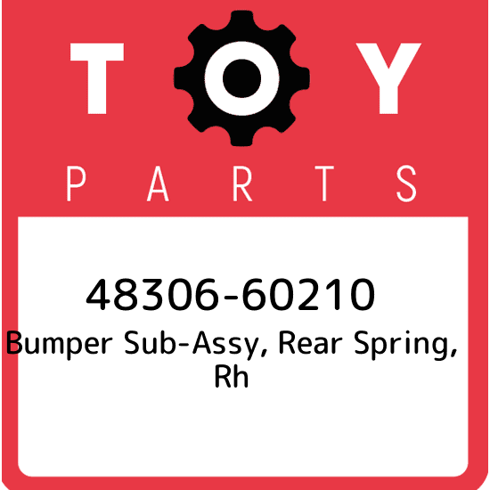 48306-60210 Toyota Bumper sub-assy, rear spring, rh 4830660210, New ...