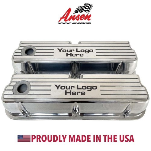 Ford 289, 302, 351 Windsor Valve Covers - Wide Fin - Polished - CUSTOM ...
