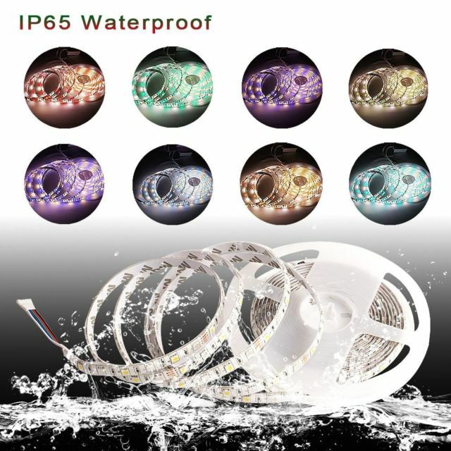 DC 12V 1m 5m SMD 5050 RGB LED Strip Waterproof 300LED RGB RGBW LED ...