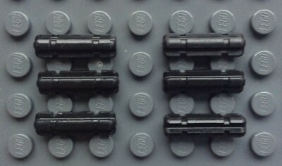 LEGO 32062 Black lot 6 Technic Axle size 2 Notched Noir | eBay