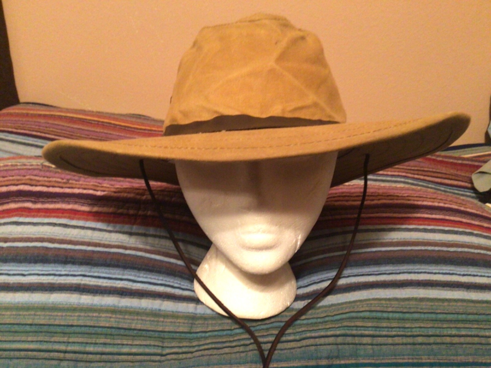 Vintage Filson Tin Cloth Waxed Canvas Packer Hat USA … - Gem