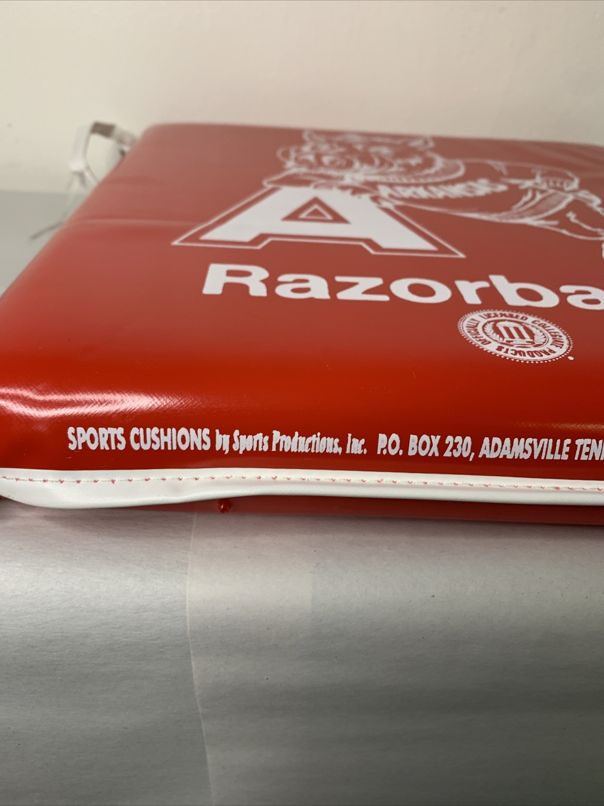Vintage Arkansas Razorbacks Stadium Padded Seat Cushion Dorm Decor Man ...