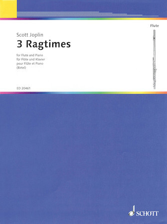 Scott Jopin - 3 Ragtimes for Flute and Piano | eBay