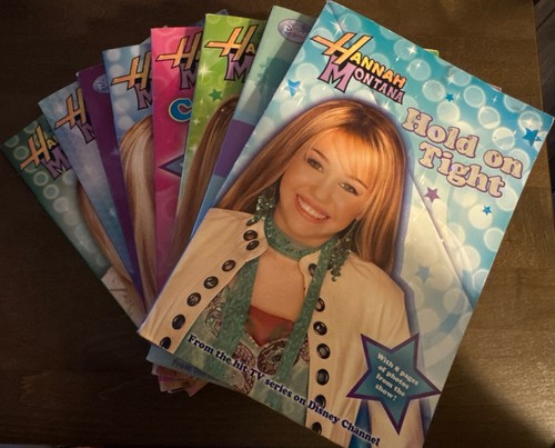 Hannah Montana Paperback Books- Lot of 8 - Miley Cyrus 2006-2008 Disney ...