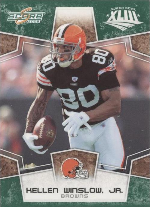 2008 Score - Kellen Winslow Jr. #71 Green for sale online | eBay