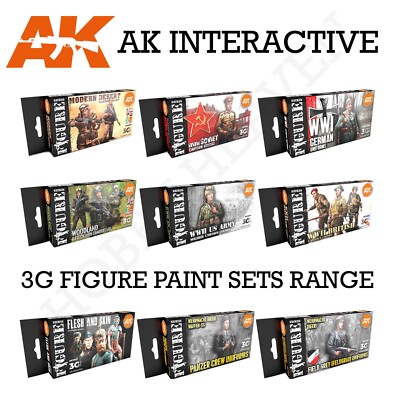AK Interactive 3g Figures Paint Sets Full Range Combined Fast Shipping | eBay UK