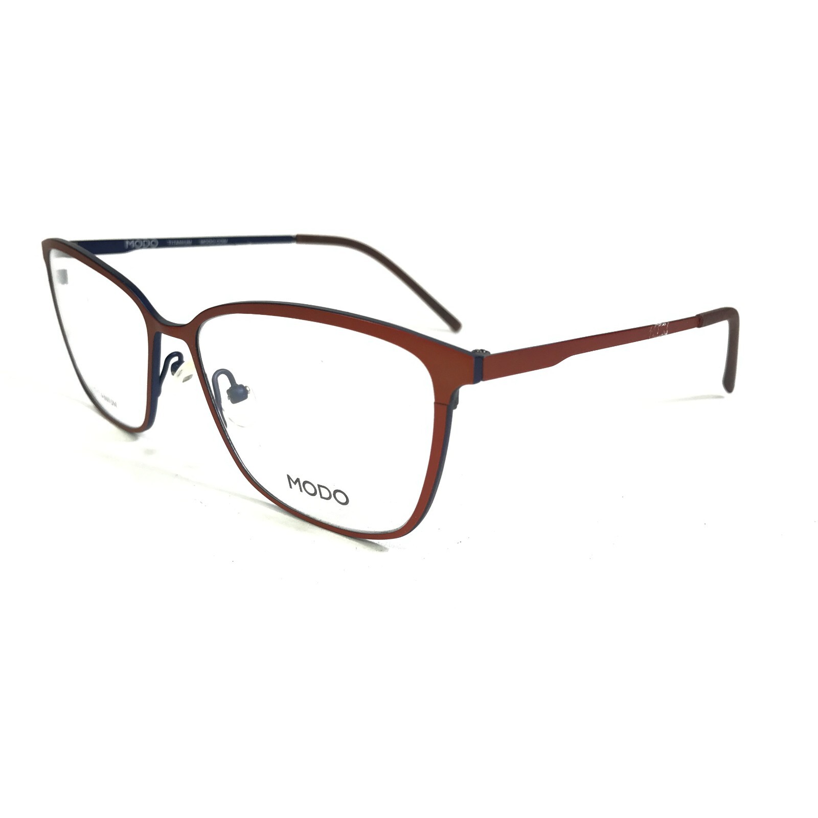 MODO Eyeglasses Frames 4233 TERRA Blue Orange Red Square Full Rim 54-15 ...