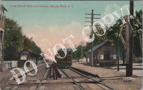 Queens NY-Morris Park-Long Island-LI-LIRR-Railroad Station-Train-Depot ...