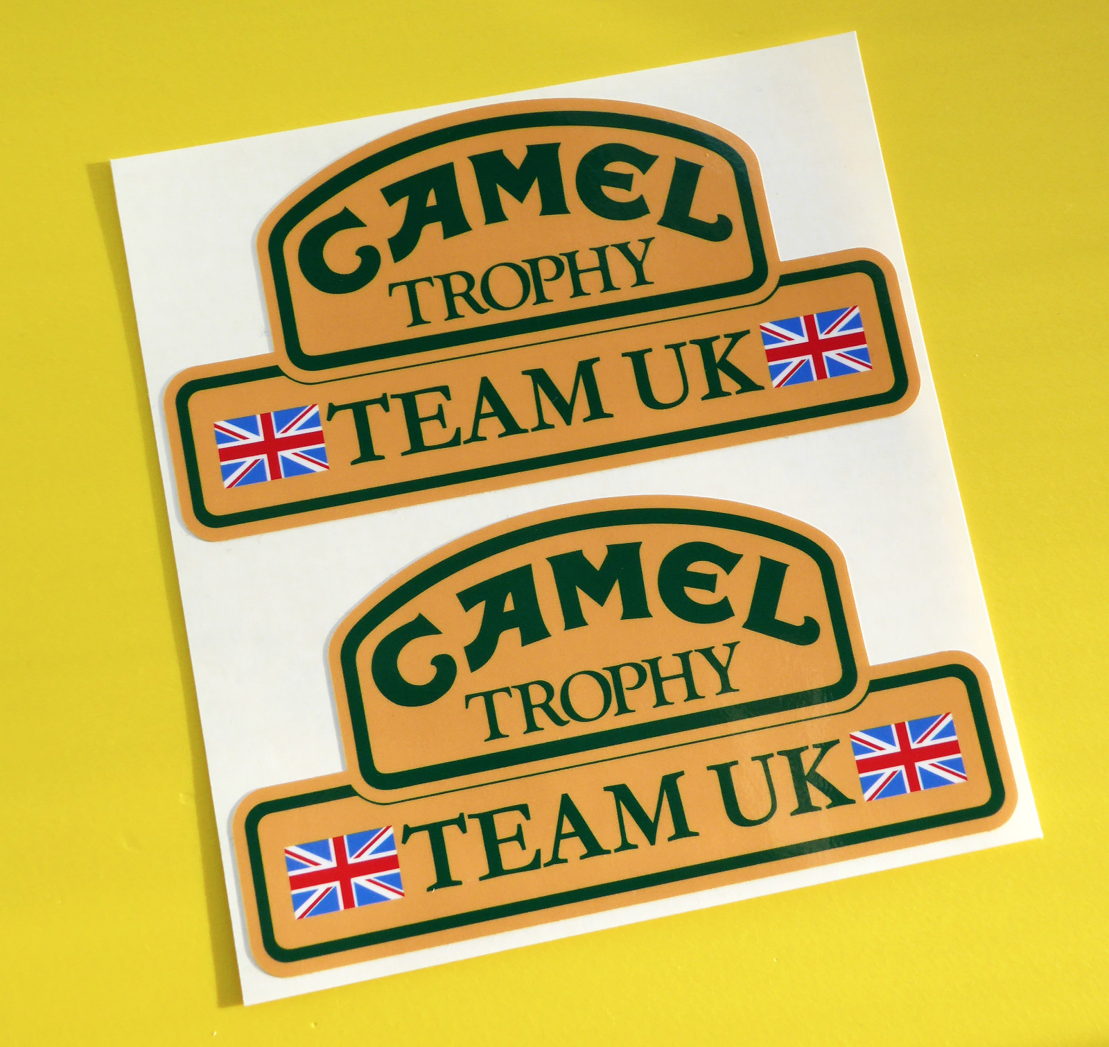 CAMEL TROPHY Team UK 4X4 OFF ROAD STICKERS DECALS Land Rover Defender ...