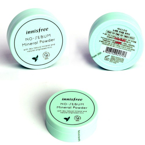 [INNISFREE] No-Sebum Mineral Powder 5g 1pcs or 3pcs for Oily Skin ...