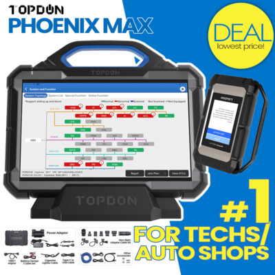 2025 TOPDON Phoenix Max Ultra Diagnostic Scanner Tool ECU Programming ...
