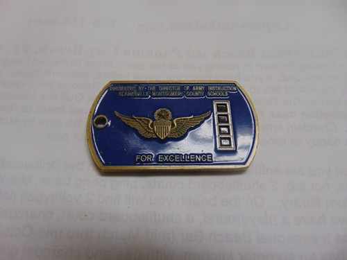 CHALLENGE COIN ROTC JROTC CLARKSVILLE MONTGOMERY COUNTY SCHOOLS RED ...