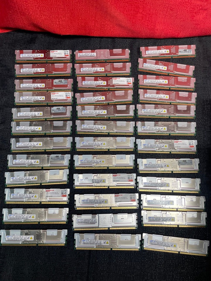 lot of 36 Samsung 4GB 2Rx4 PC2-5300F ram memory 144GB Mac Pro | eBay